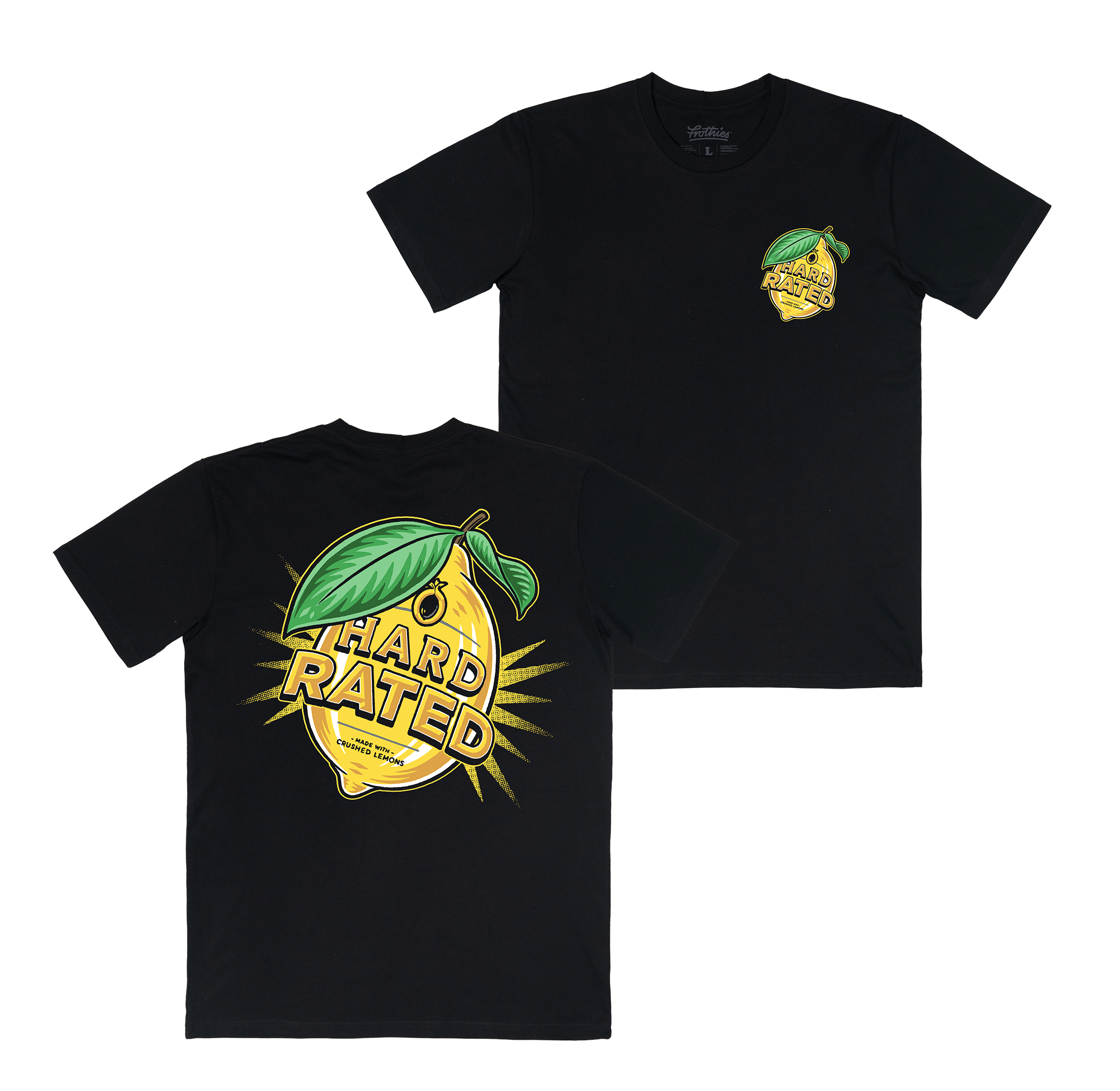 Zesty Lemon Tee Black – Frothies